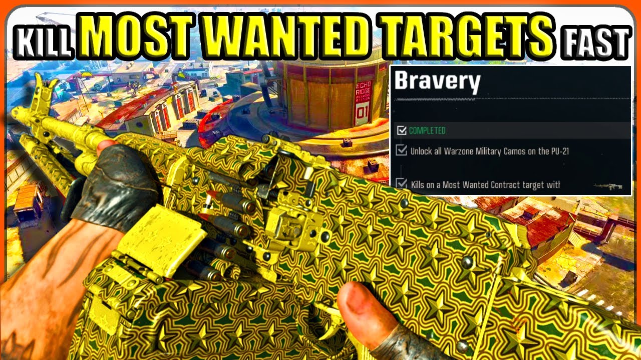 How To Get Kills On Most Wanted Targets Fast! Warzone 4 - YouTube