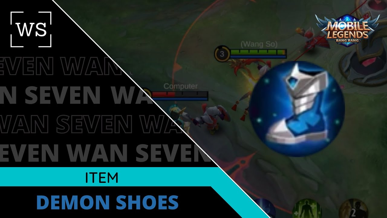 Tutorial Item Demon Shoes Mobile Legends Bang Bang - YouTube