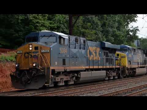 CSX ES40DC #5394’s Awsome 1st Gen K5HL - YouTube