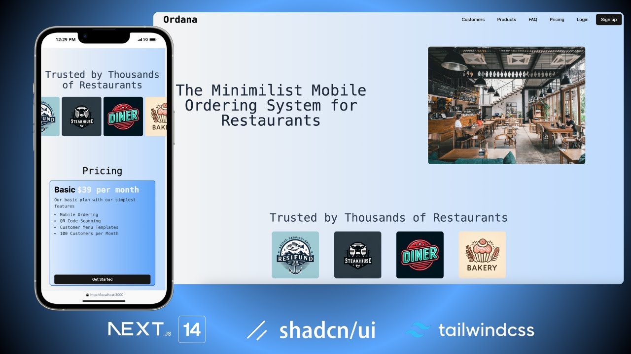 Build A Mobile Responsive Landing Page Using Next Js 14 Tailwind Css
