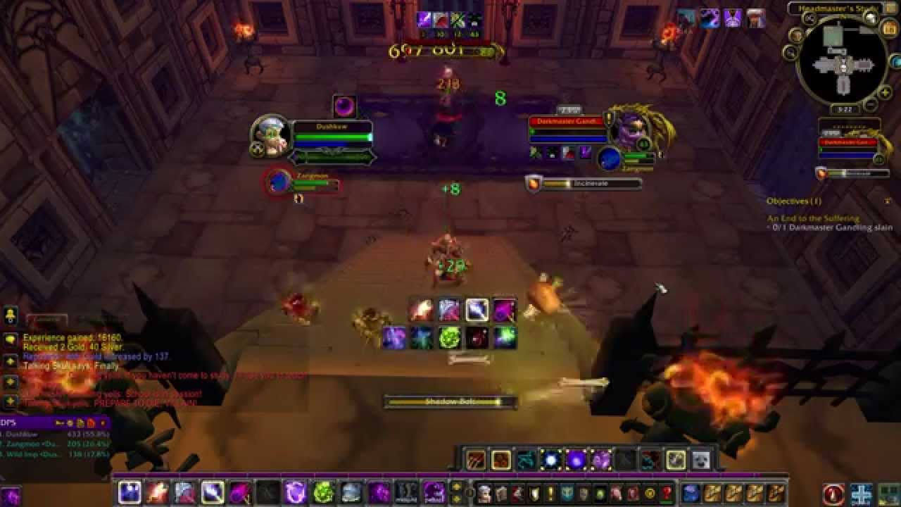 level 47 demonology warlock solo'ing Scholomance - YouTube