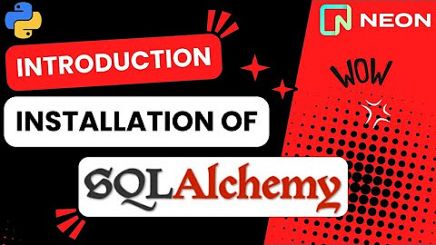 Sqlalchemy tutorial - YouTube