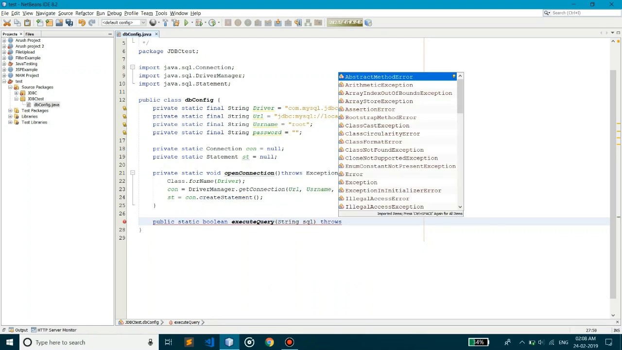 Jdbc Java Database Connectivity Tutorial Insert Update And Read