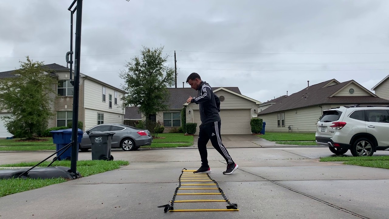 SAQ - Skill 5 - Lateral Scissor Hops - YouTube