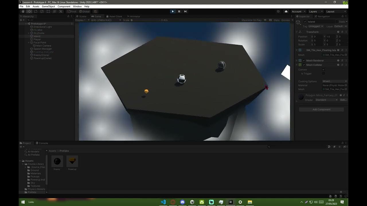 Codando em Unity - Jogo de bater em bola - YouTube