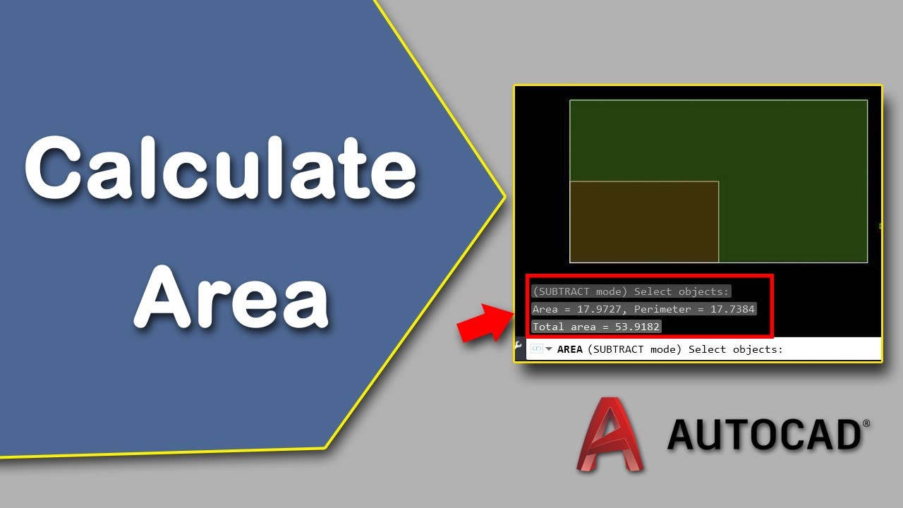 How To Calculate An Area In AutoCAD 2022 YouTube How To Calculate An Area In AutoCAD 2022 YouTube