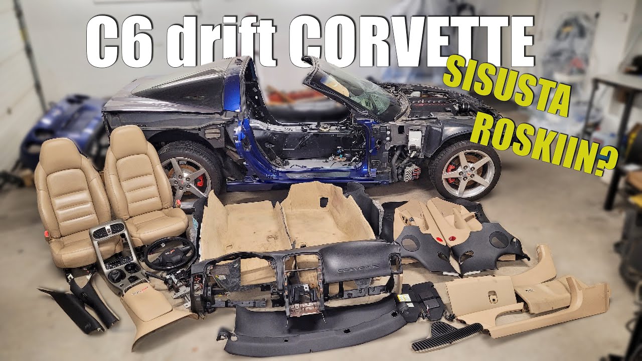 Drifting Corvette kevenee - kaikki ylimääräinen pois | C6 Drift ...