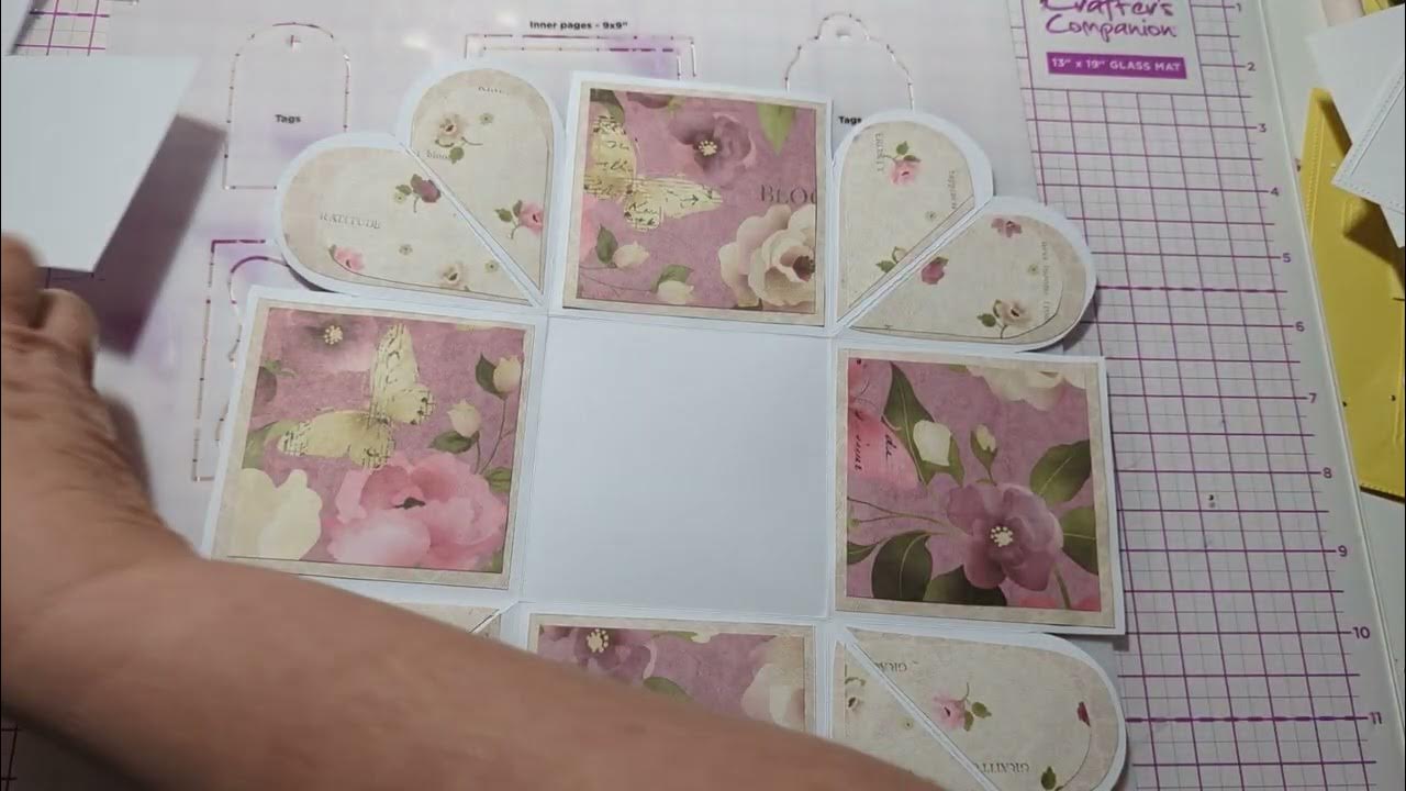 Making the Explosion box from Crafter's Companion's Red Template ...