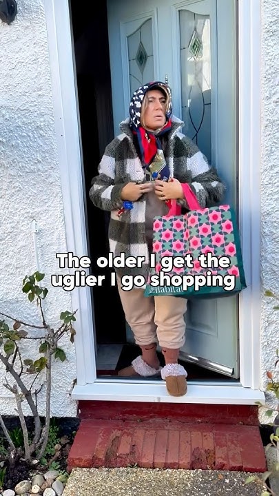 The older I get the uglier I go shopping. - YouTube