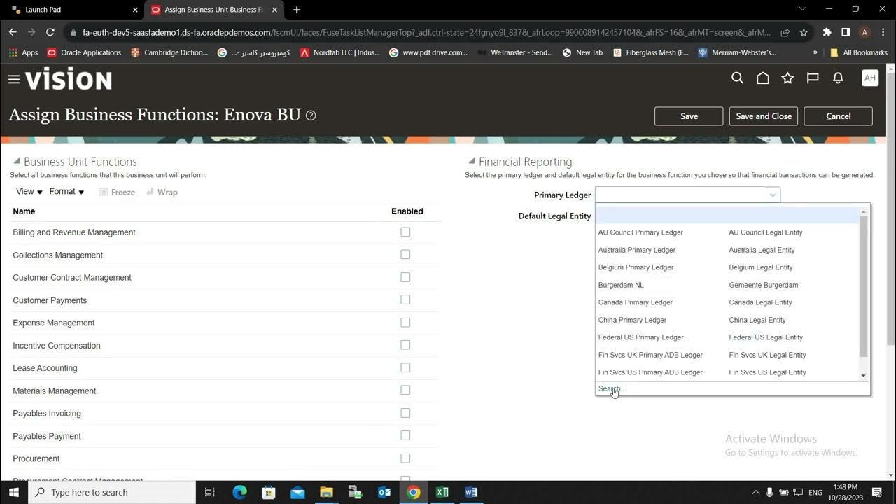 Oracle Fusion SCM Session 10 Complete set up for warehouse inventory structure Part 2 - YouTube