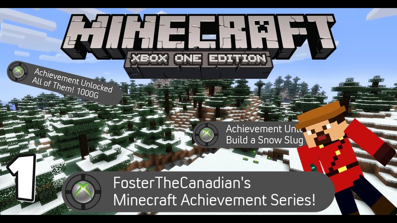 Minecraft Xbox One Achievement-through Part. 1 - Achievements Unlocked ...