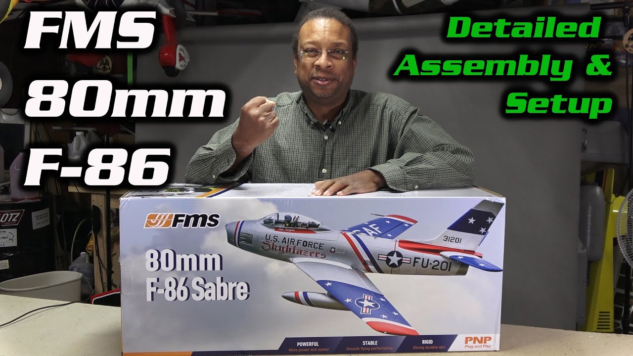 US Air Force Classic - FMS F-86 Assembly | HobbyView - YouTube
