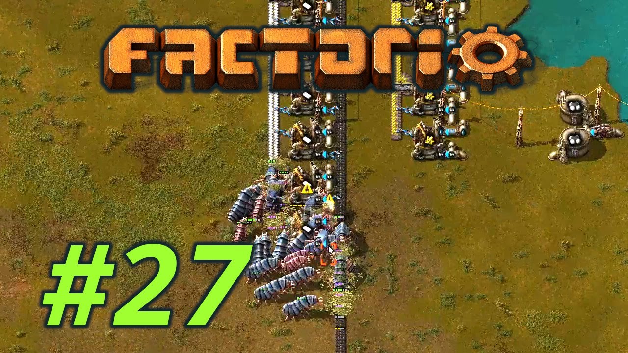 Factory is Taking Damage - Let's Play Factorio 1.0 Deathworld Part 27 ...