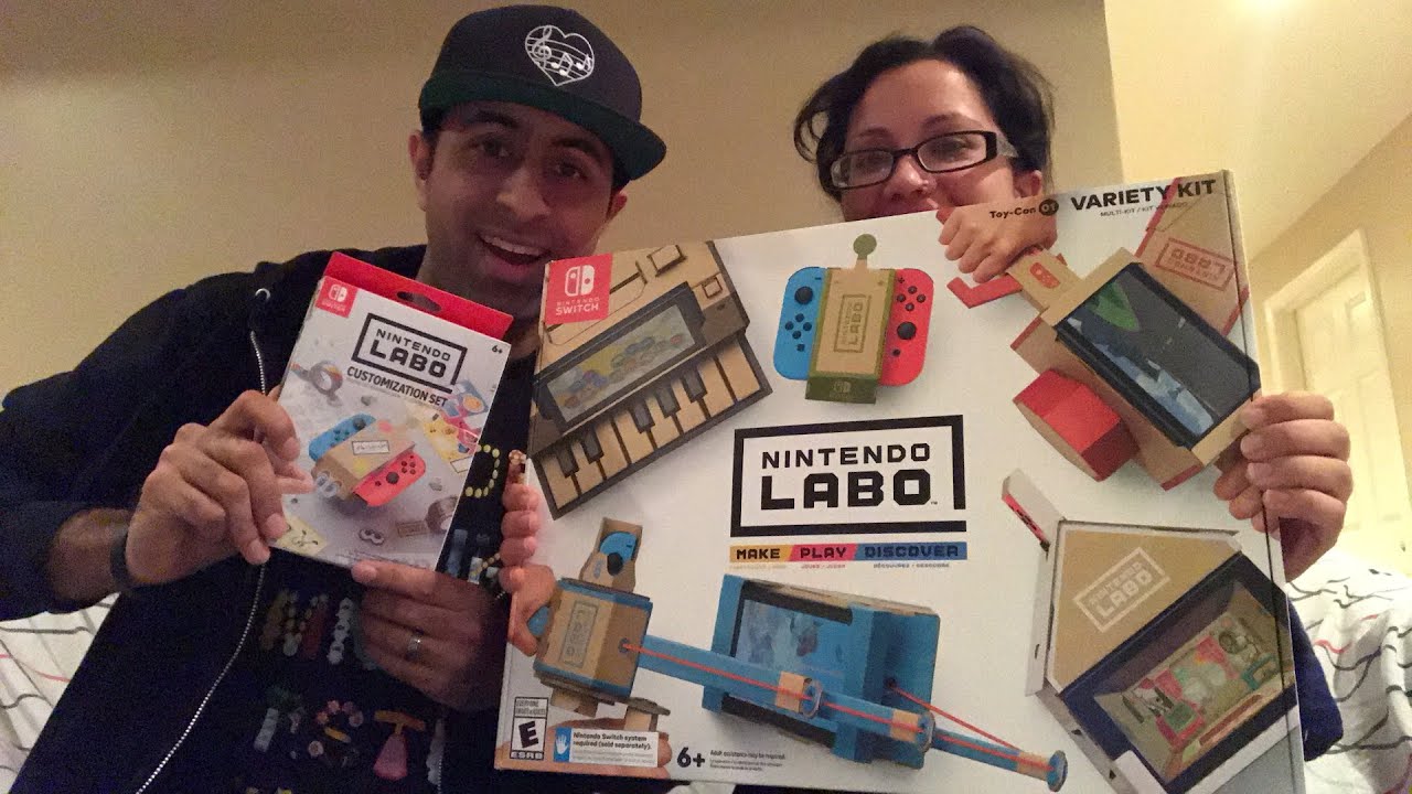 LIVE: Nintendo Labo Unboxing & RC Car Build! - YouTube