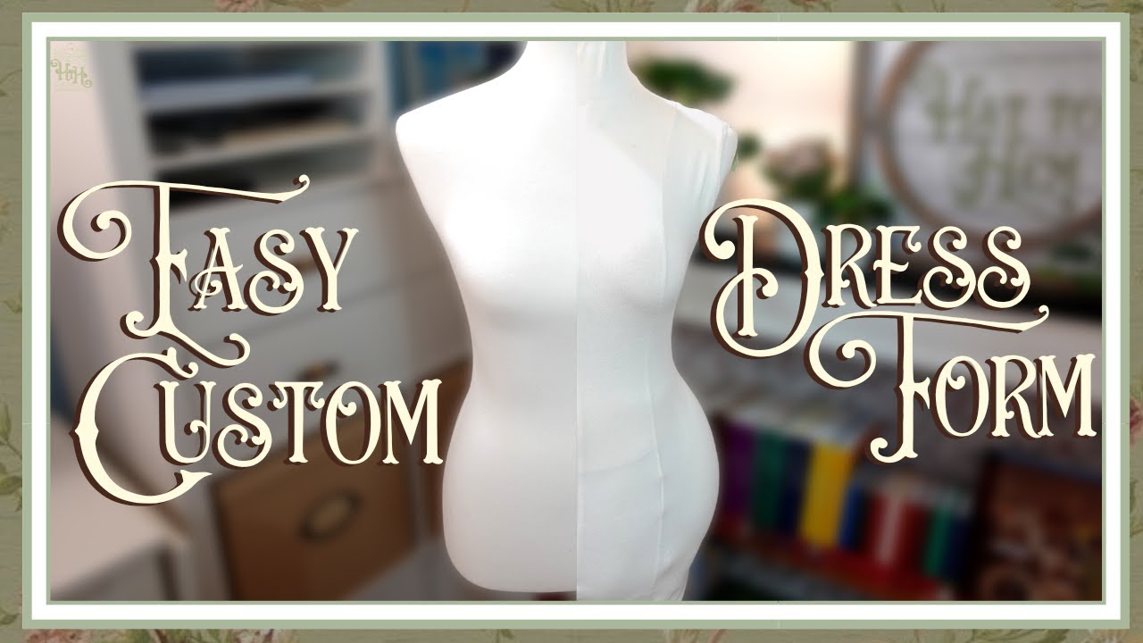 How to Pad a Dress Form | No Sewing! No Duct Tape! No Problem! - YouTube