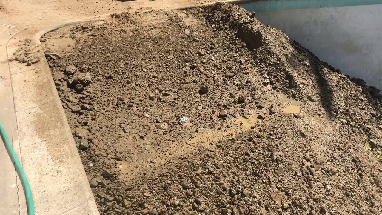 Backfill your swimming pool. - YouTube