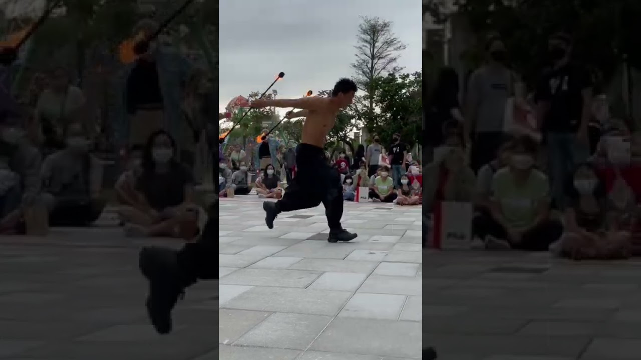 Fire dance - part 3b Double Stick - YouTube