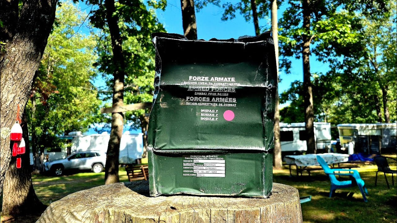 2022 Italian ARMED FORCES COMBAT RATION MODULO F w/Cordiale Alcohol ...