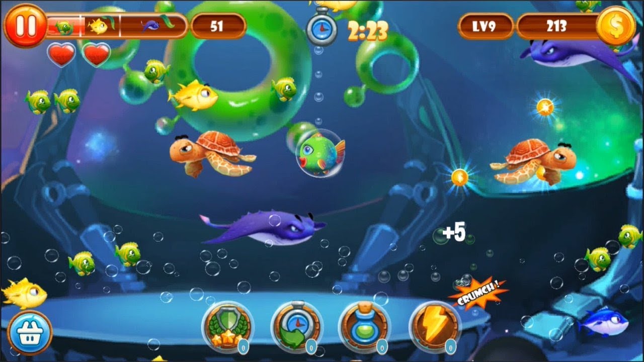 Mainan Anak Terbaru - Game Ikan Makan Ikan Jadi Besar Eps 2 - YouTube