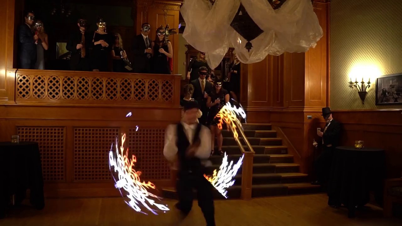 Ken Hill & Falconn - Performing at a Masquerade in Joslyn Castle Omaha ...