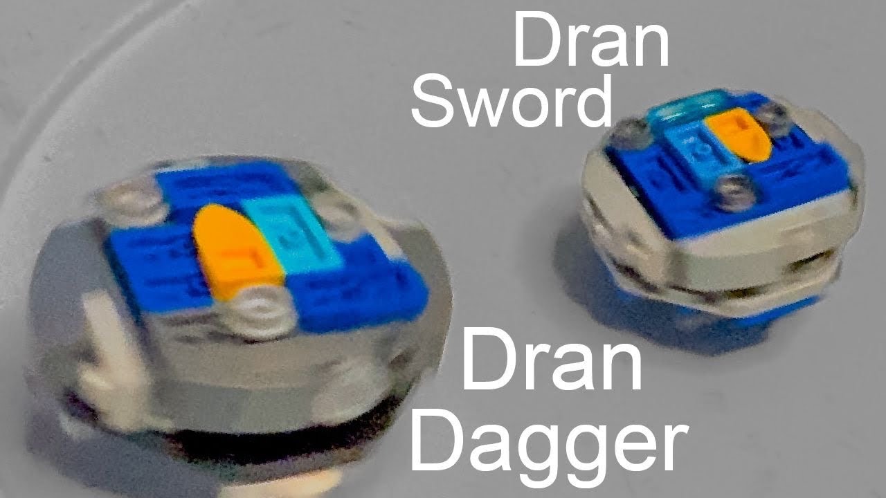 Lego Dran Sword vs Dran Dagger - Lego Beyblade X Battles - YouTube