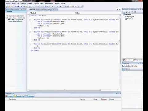 How to Make a Basic Calculator ( In Visual Basic 2008 ) - YouTube