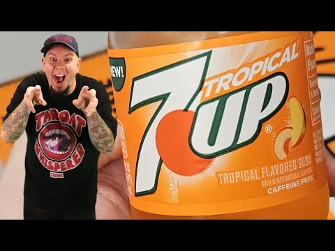 7-Up Tropical Flavor Review - YouTube