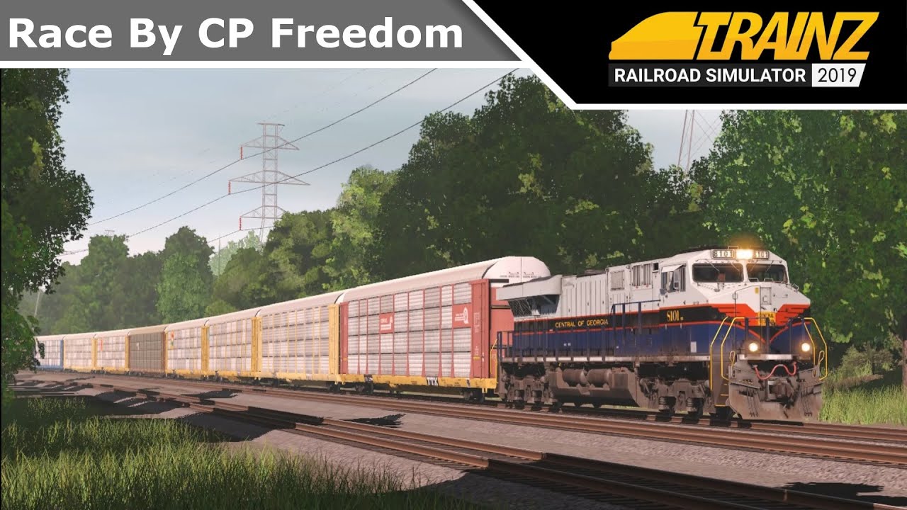 Trainz 2019 - Race By CP Freedom - YouTube