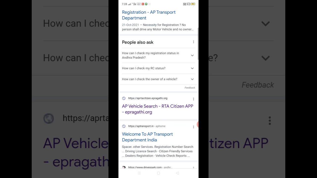 AP VEHICLE REGISTRATION DETAILS SEARCH ONLINE - YouTube