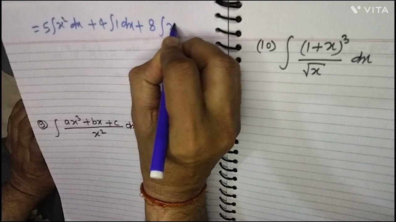 up board class 12 maths समाकलन (Integration) part -1 Q 1 से 14 तक #viral #trending #BBA#study ...