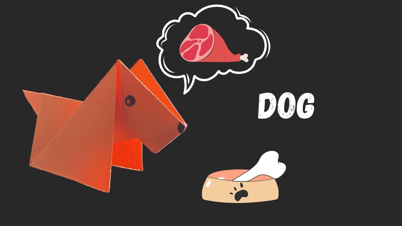 Puppy Love: Easy Dog Origami Craft Tutorial - YouTube
