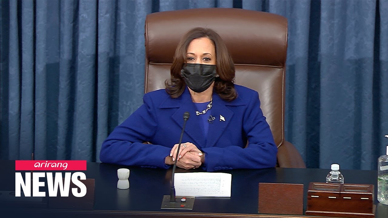 Kamala Harris Becomes First Female Black South Asian Vp Of U S Youtube