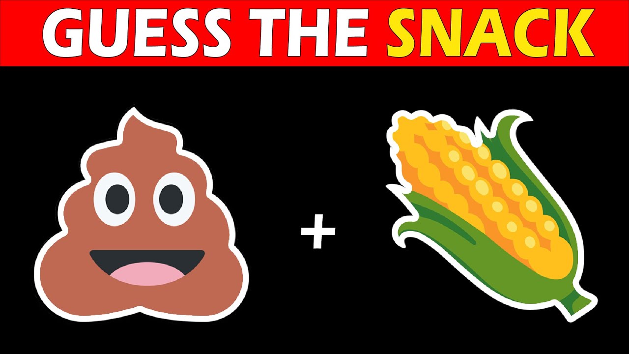 Guess The Snack By Emoji || Emoji Challenge - YouTube