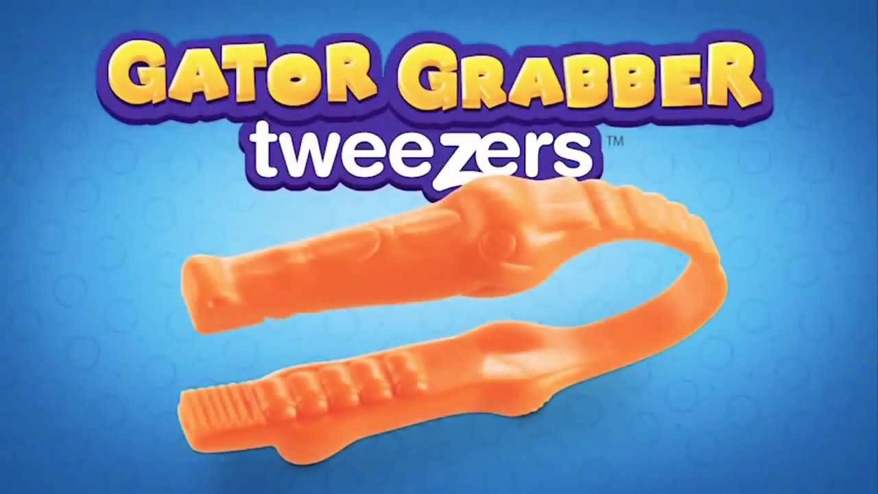 Learning Resources Gator Grabber Tweezer - YouTube