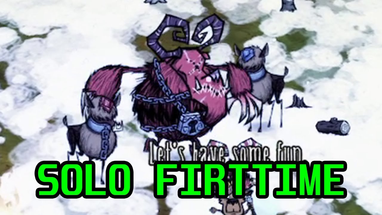 [DST] Boss Fight - Kill Klaus as Wortox (firt time fight) || Solo, NO ...
