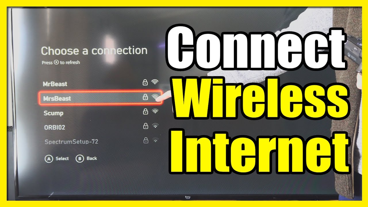 How to Connect to a Wireless WIFI Network on Your Xbox Series X ...