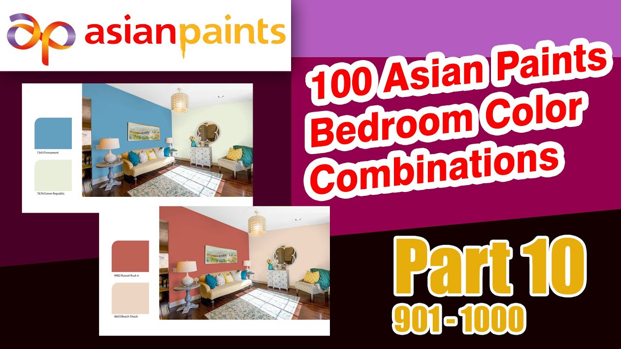 1000 Asian Paints color combinations 1 to 100 video 10 - YouTube