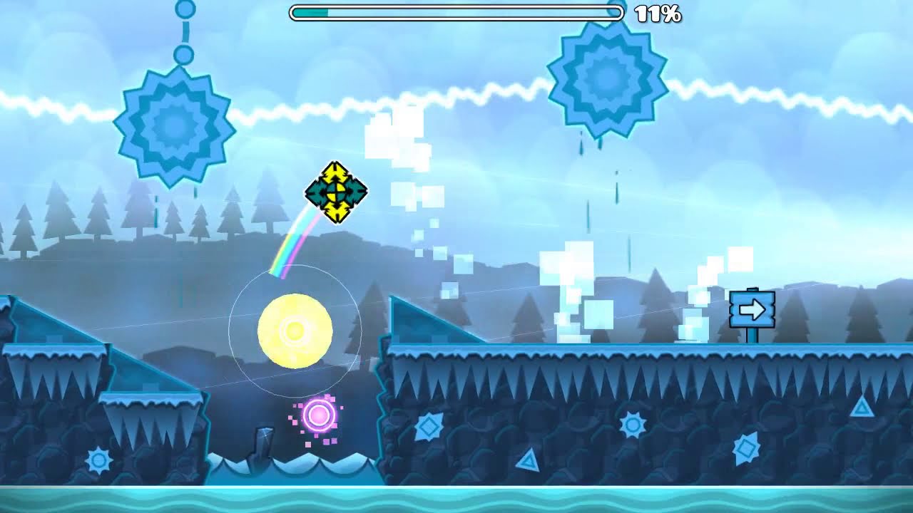 Biru 83 %!!!!! (XXL Medium Demon) | [Geometry Dash] - YouTube