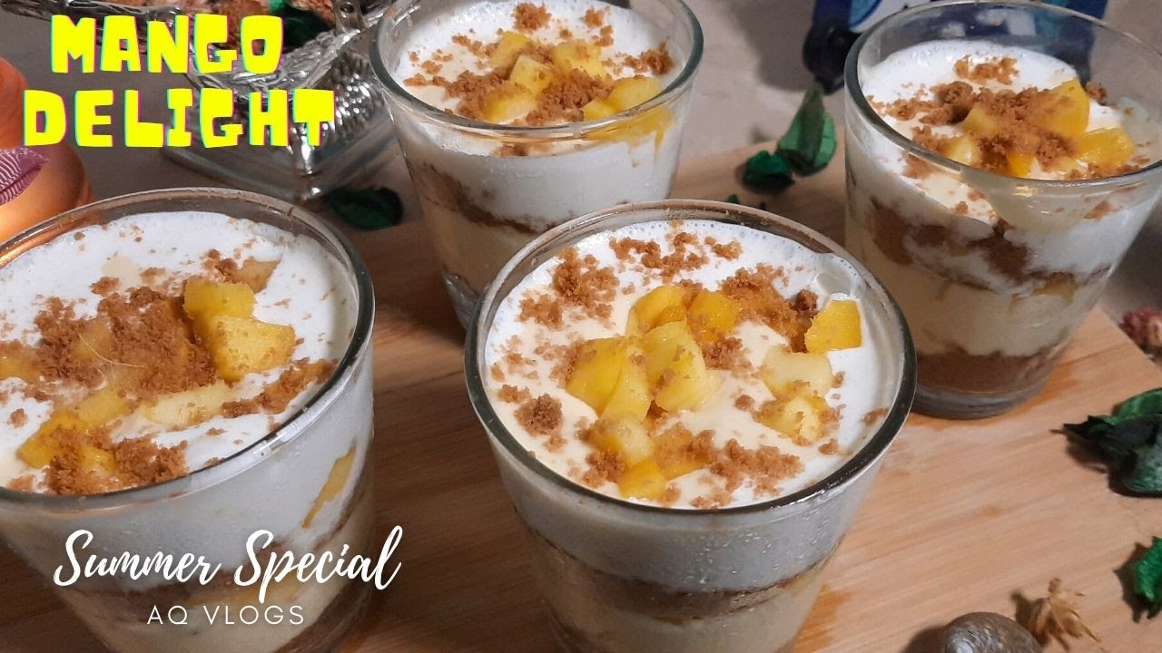 Mango Delight Recipe | Summer Dessert Special | Quick & Easy Mango ...