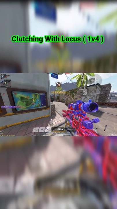 Clutching with locus ( 1v4 ) #codm #codmobile #callofdutymobile - YouTube
