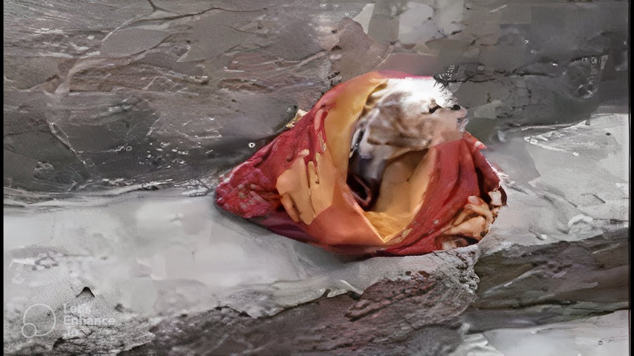 That dog's eyes are filled with endless sadness and doubt about the ...