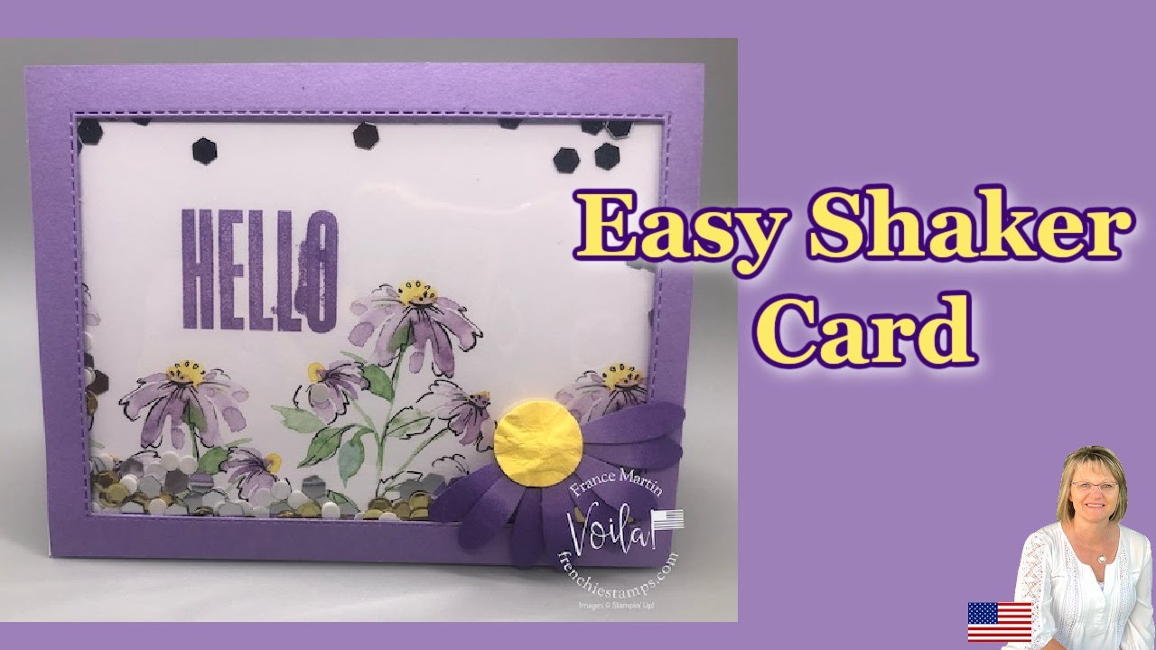 Easy Way To Create A Shaker Card - YouTube