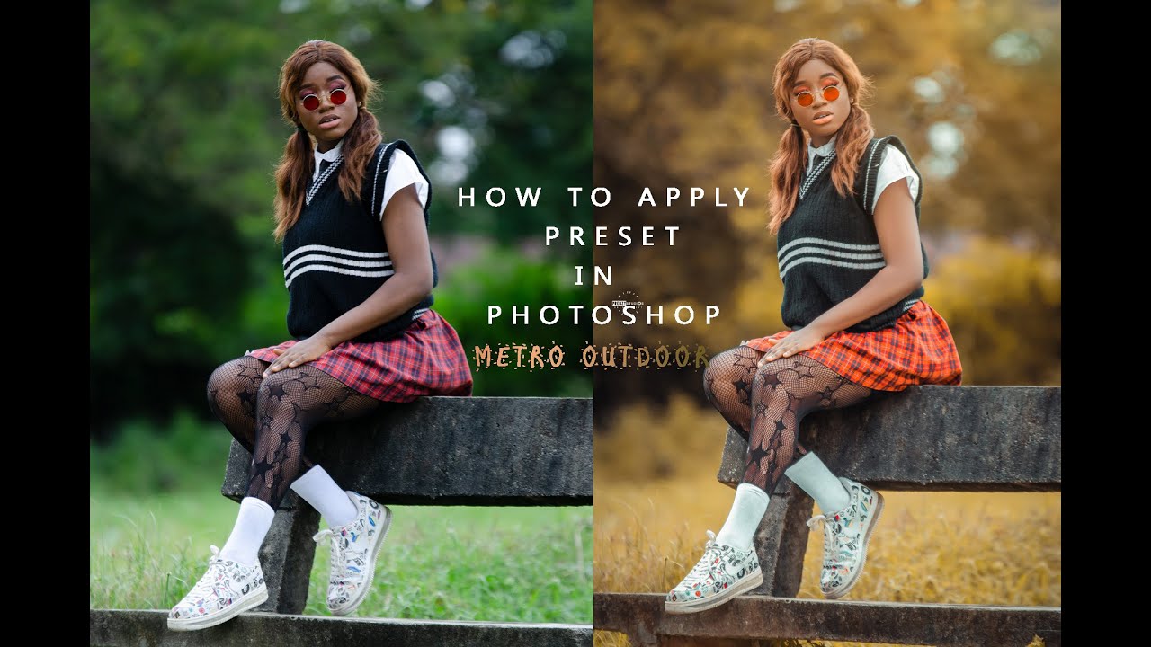 HOW TO APPLY PRESET IN PHOTOSHOP (prenzySTUDIOS METRO OUTDOOR) - YouTube