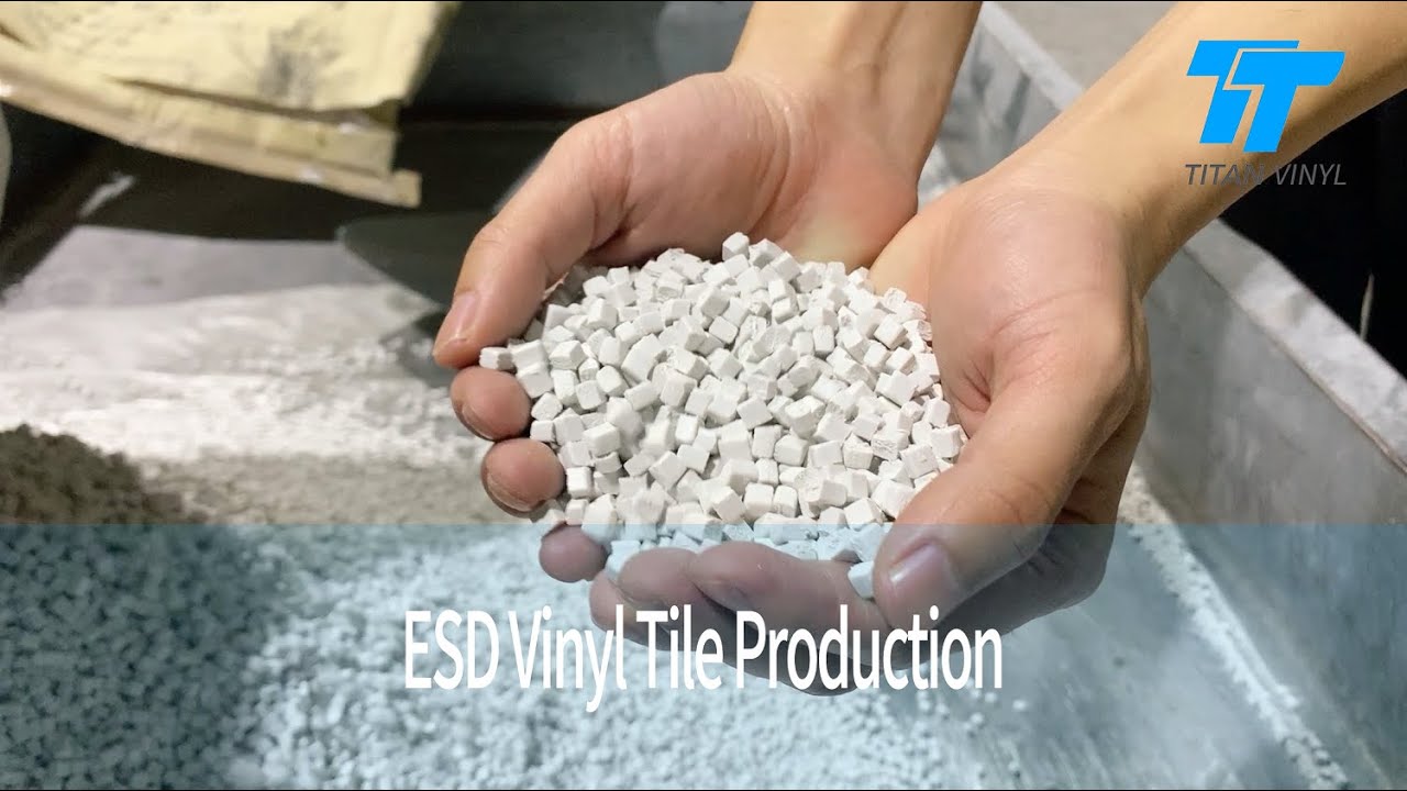 ESD Vinyl Tile Production Processes, Anti-static/Conductive PVC ...