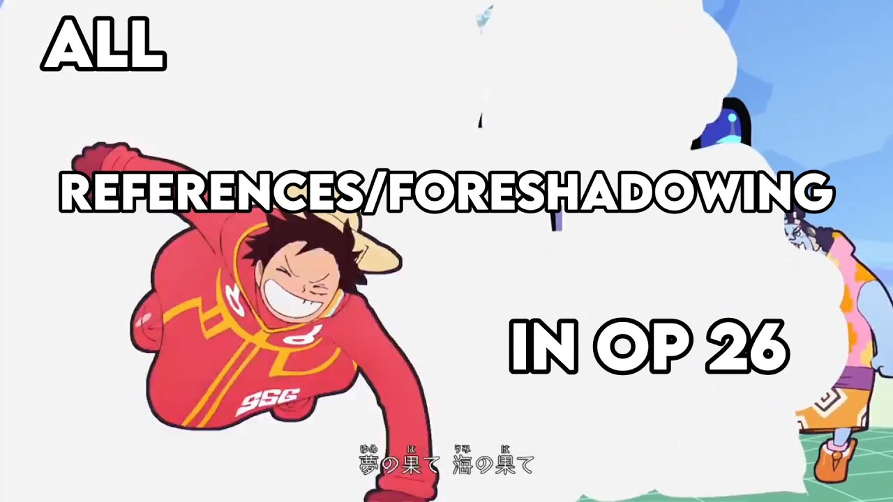 All Foreshadowing in One Piece OP 26 - YouTube