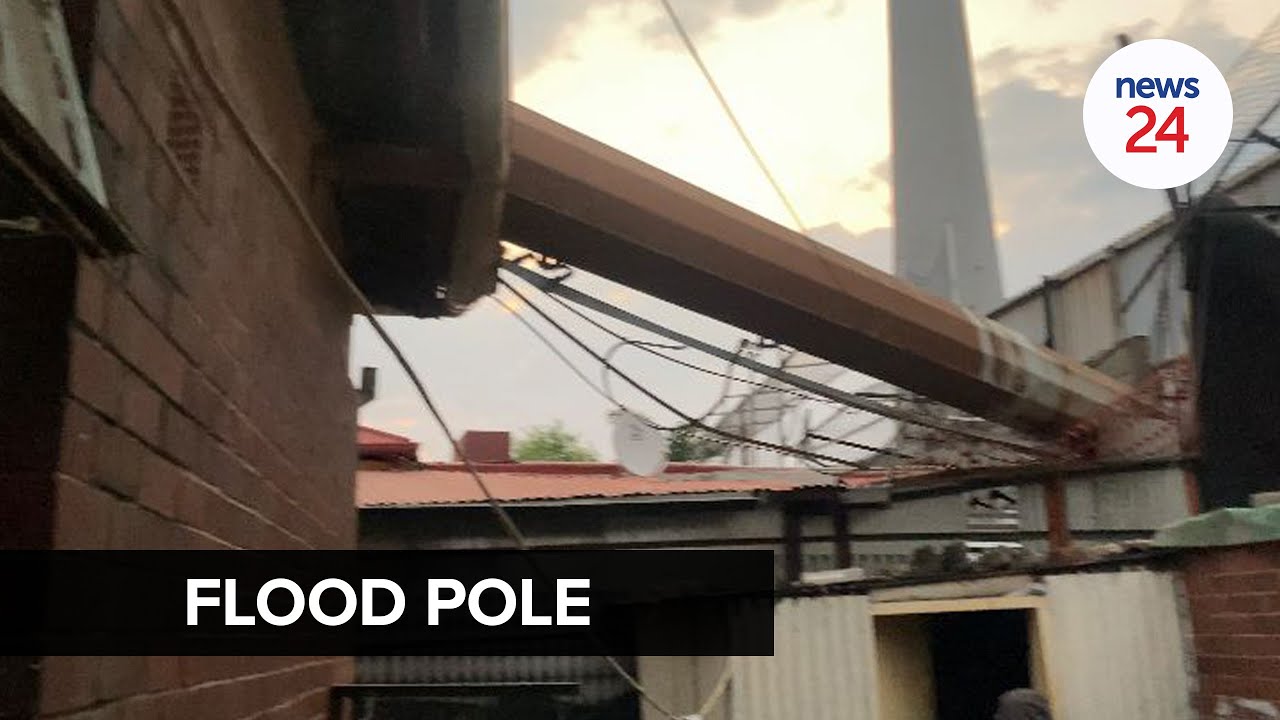 WATCH | Homes damaged as flood light pole collapses at University of ...