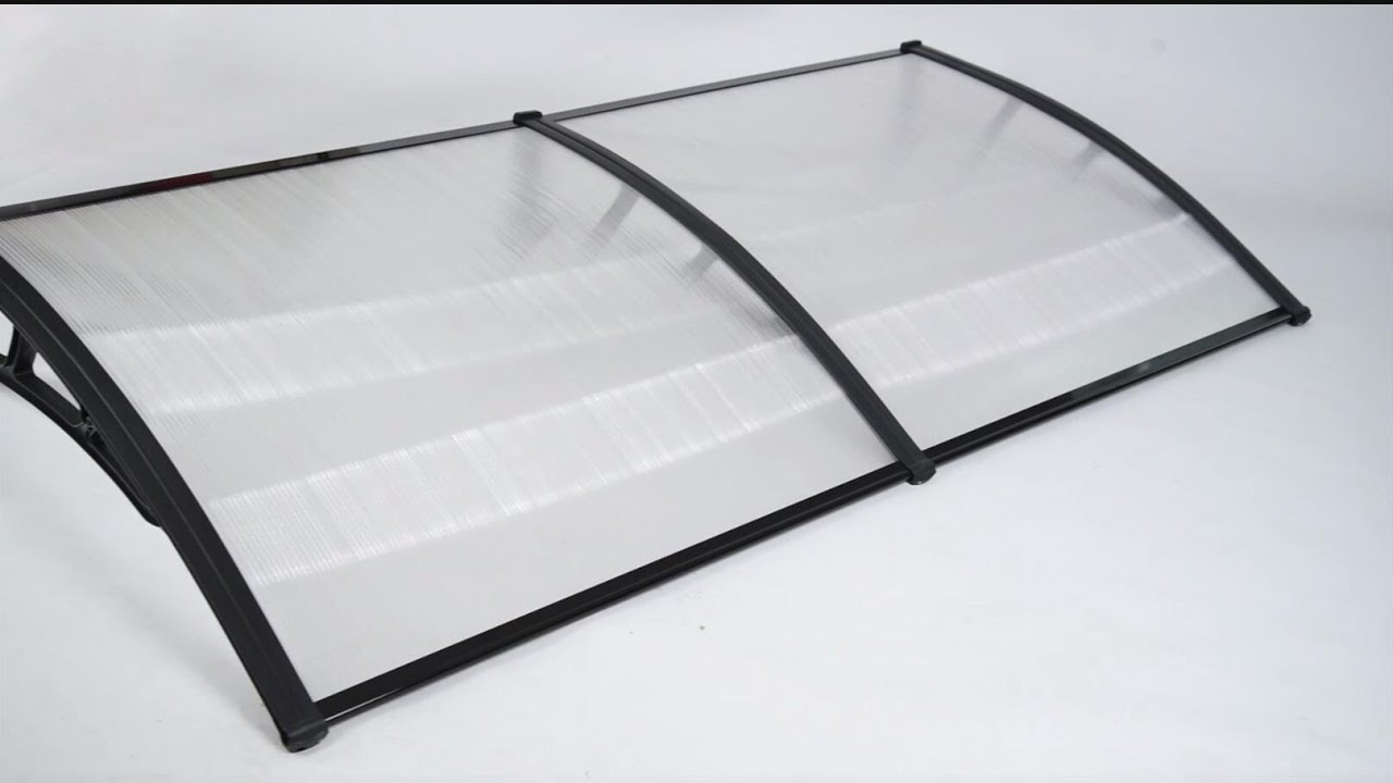 Yescom Poly Awning Canopy for Door & Window - YouTube