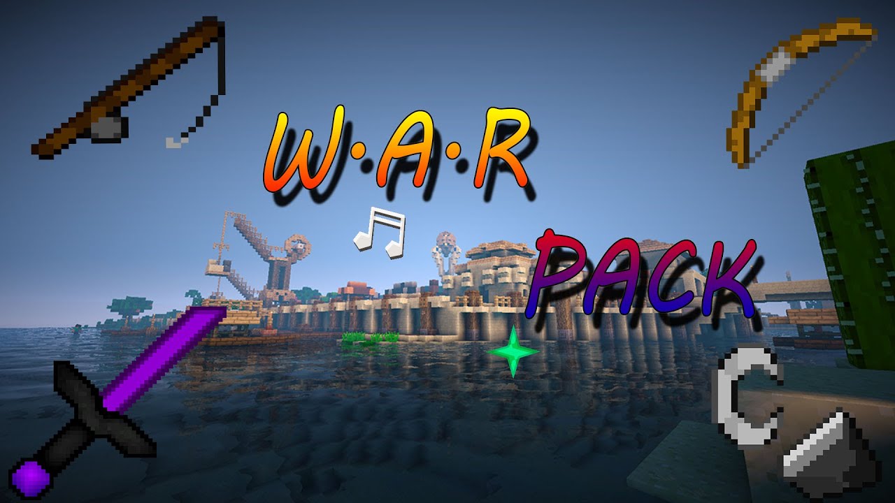 Minecraft PvP Texture Pack -War Pack (Purple)[1.7/1.8] - YouTube
