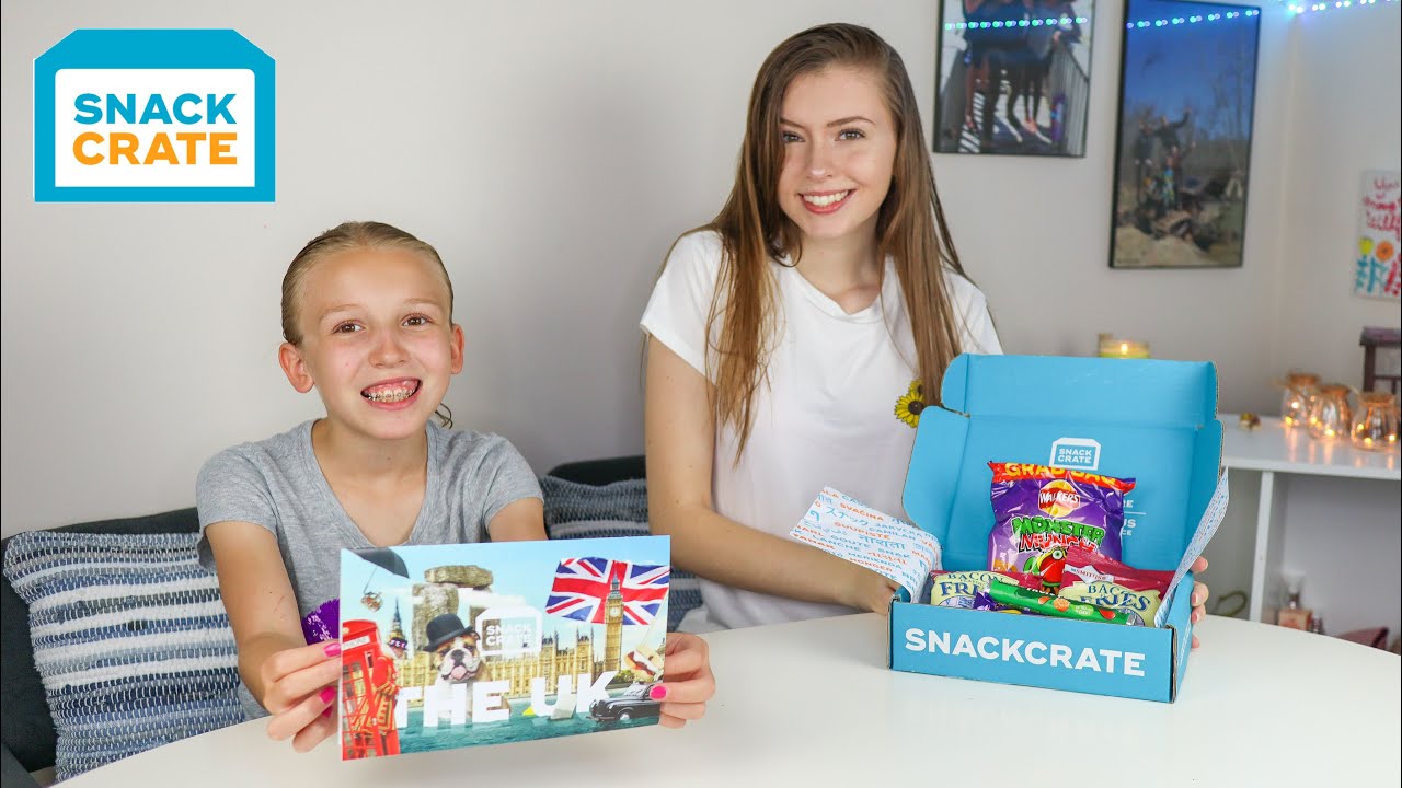 AMERICANS TRY BRITISH SNACKS! Mini Snack Crate UK Edition Taste Test ...