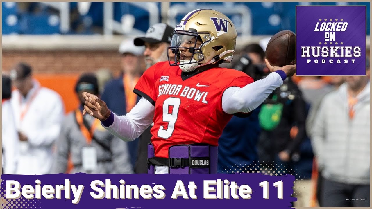 Washington commit Dash Beierly starred in the Elite 11 showcase - YouTube